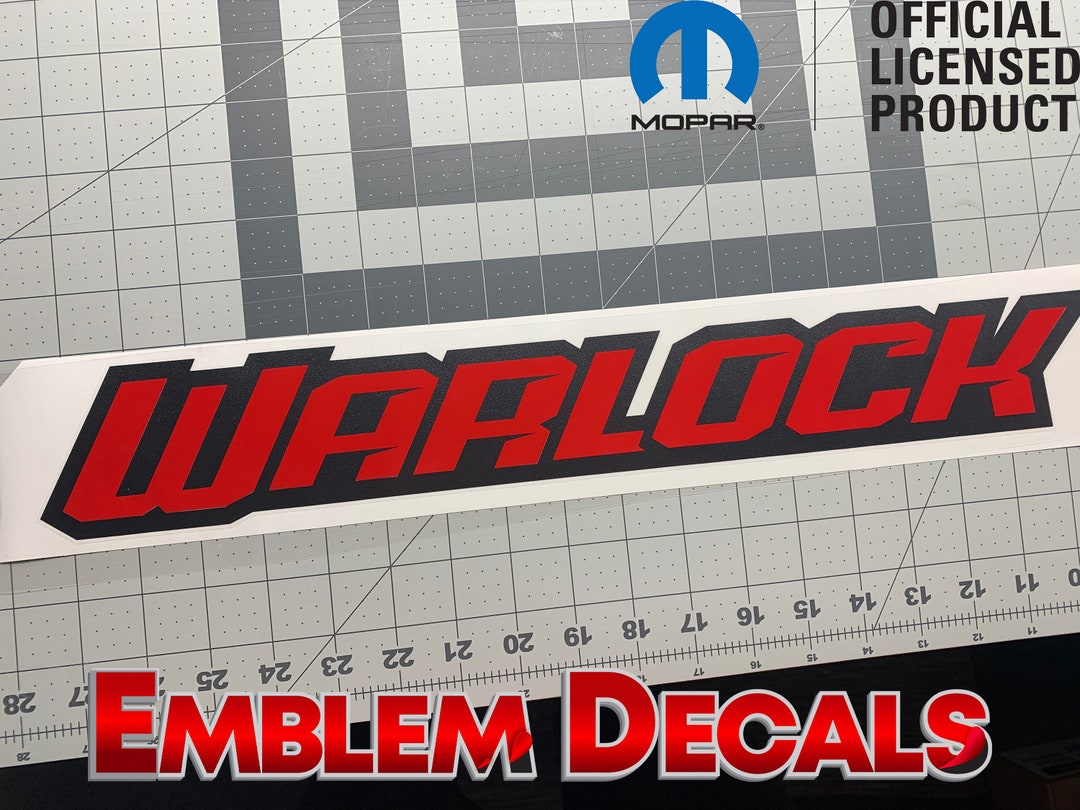 Ram 1500 DS Classic "warlock" Bed Decal ACCENT 2019 2020 2021 2022 2023 ...