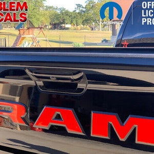 RAM 2500 Power Wagon Tailgate Emblem USA or Solid Color Decals 2019 ...