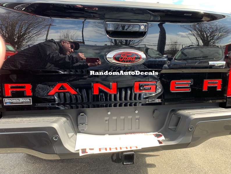 Ford Ranger Tailgate COMBO STYLE 1 Emblem Insert Decals 2019 | Etsy