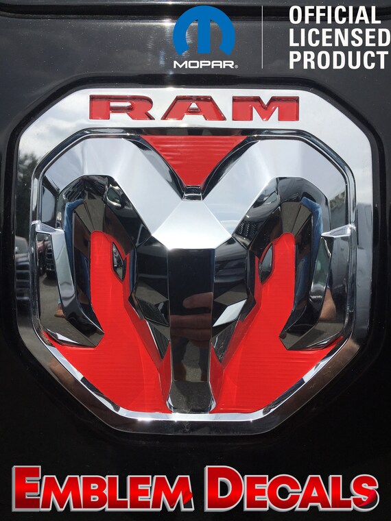Demon Ram Badges 2X Demon Ram Hellram Redeye Emblems - 3.5x4" Badges ...