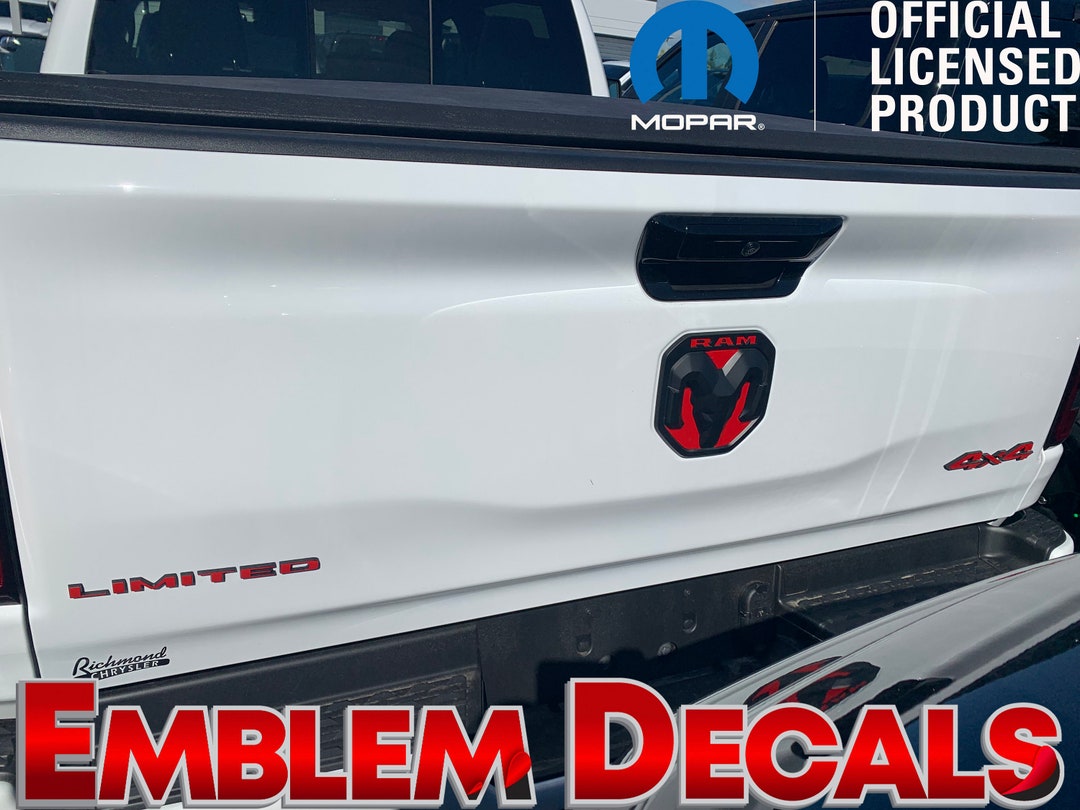 Ram 1500 DT LIMITED Tailgate COMBO Decal Overlay Decal 19 2020 2021 ...