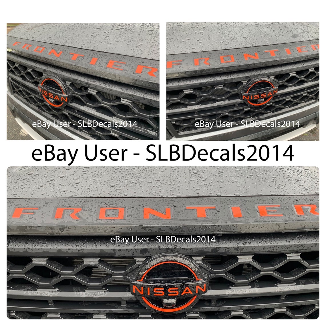 Nissan Frontier Grill and Tailgate Decals 2022 2023 Truck Pro4x - Etsy