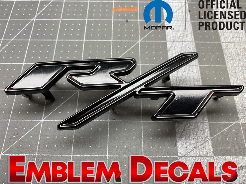 Dodge Challenger R/T Grill Decal 15 16 2017 2018 2019 2020 2021 2022 ...