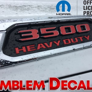 RAM 3500 Hood Emblems Overlay Decal 2019 2020 2021 2022 - Etsy