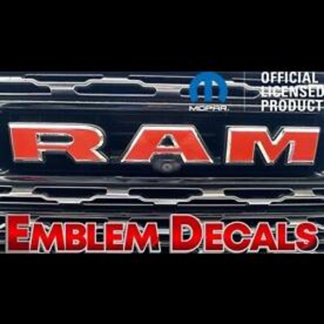 RAM 1500 DT Grill Emblem Decals 2025 - Etsy