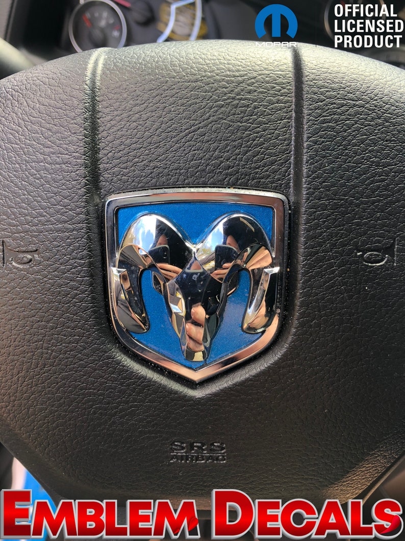 RAM 1500 Steering Wheel Head Emblem Inlays Decals 19 20 21 22 - Etsy