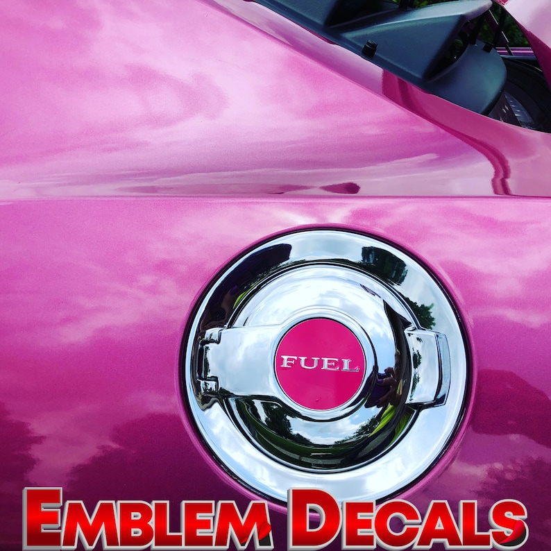 Dodge Challenger Fuel Cap Emblem Decal 2015 2016 2017 2018 2019 2020 ...