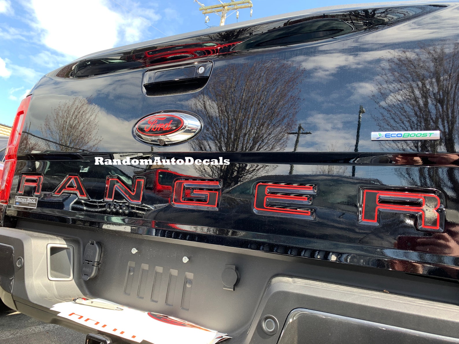 Ford Ranger Tailgate COMBO STYLE 2 Emblem Insert Decals 2019 - Etsy