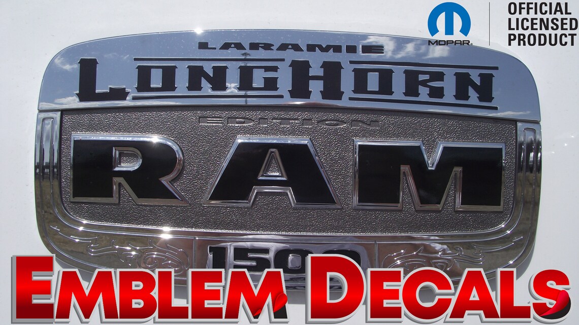 RAM 1500 2500 3500 Longhorn Emblem Decals 2013 2014 2015 2016 - Etsy