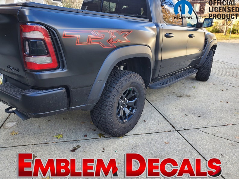 Ram 1500 TRX 2 Tone Bed Decals Decal 2021 2022 2023 - Etsy