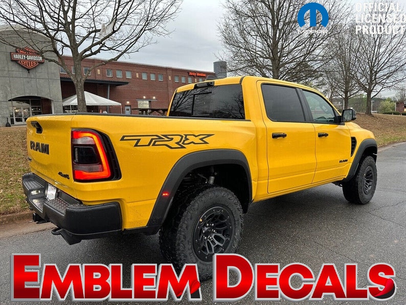 Ram 1500 TRX Solid Bed Decals Decal 2021 2022 2023 2024 OEM SIZE - Etsy