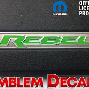 RAM REBEL Dash Emblem Decals 2016 2017 2018 - Etsy