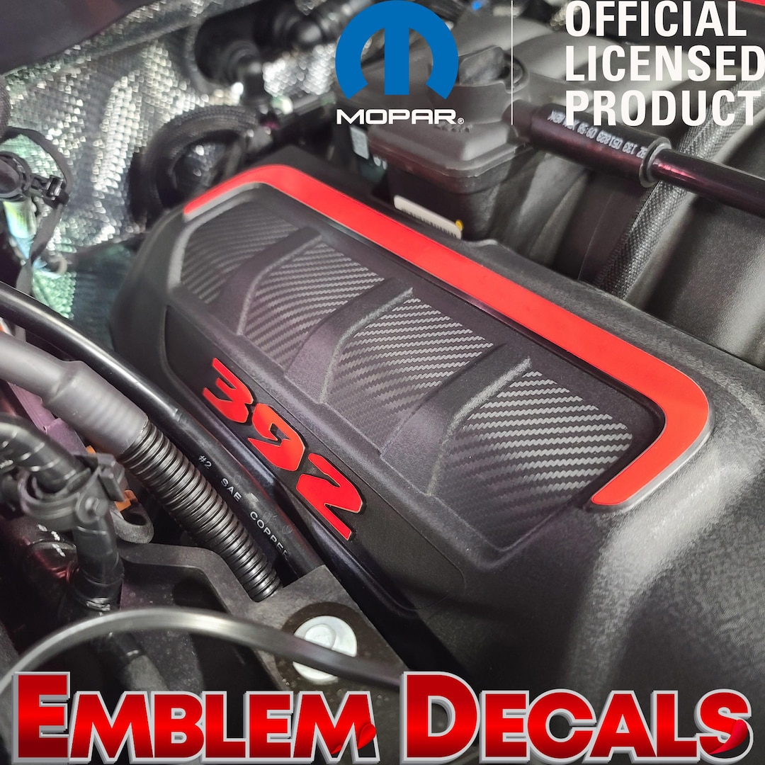 Jeep Wrangler 392 Engine Cover Decals 2021 2022 2023 2024 - Etsy