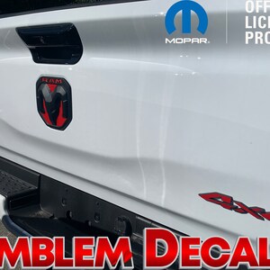 Ram 1500 DT LIMITED Tailgate COMBO Decal Overlay Decal 19 2020 2021 ...