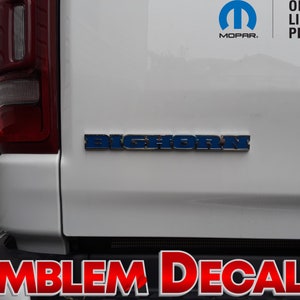 Ram 1500 DT BIGHORN Tailgate Combo Decal Overlay Decal 2019 2020 2021 ...