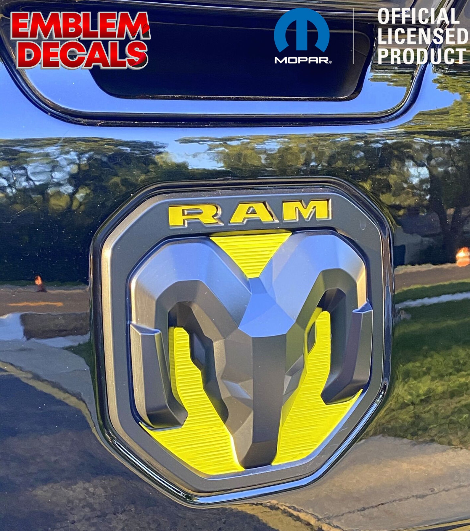 RAM 1500 DT Tailgate Head Emblem Decals 2019 2020 2021 2022 - Etsy