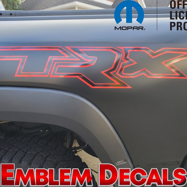 Ram Trx Bed Decal - Etsy