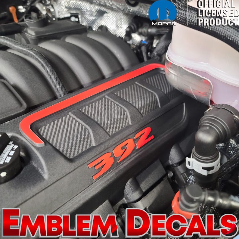 Jeep Wrangler 392 Engine Cover Decals 2021 2022 2023 2024 - Etsy