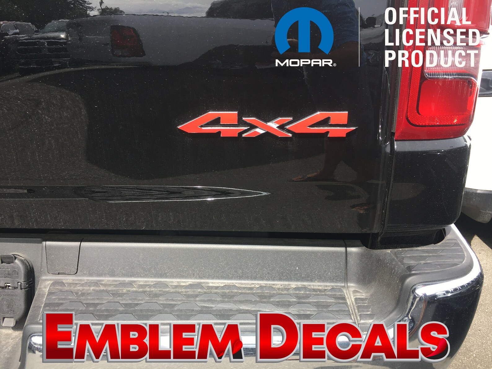 RAM 1500 DT 4x4 Tailgate Emblems Overlay Decal - Etsy