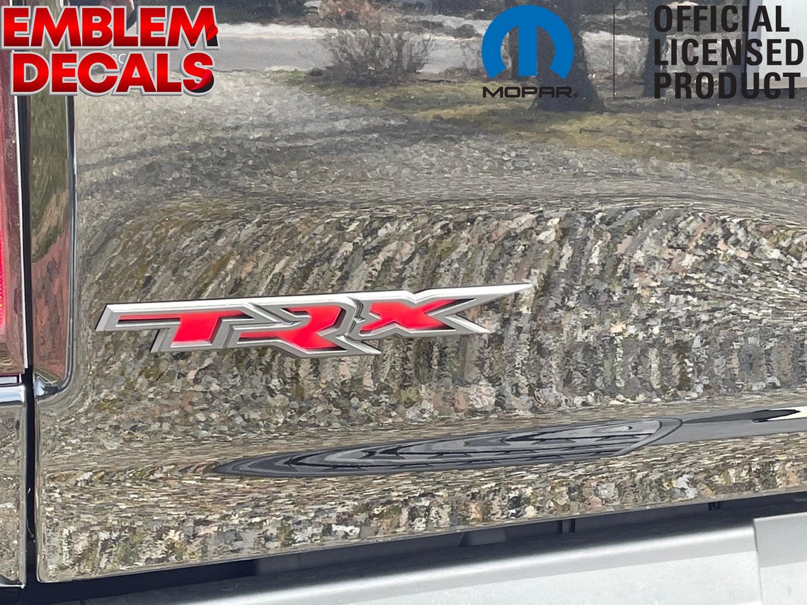 Ram 1500 TRX Emblem Inlay Decal 2021 2022 - Etsy
