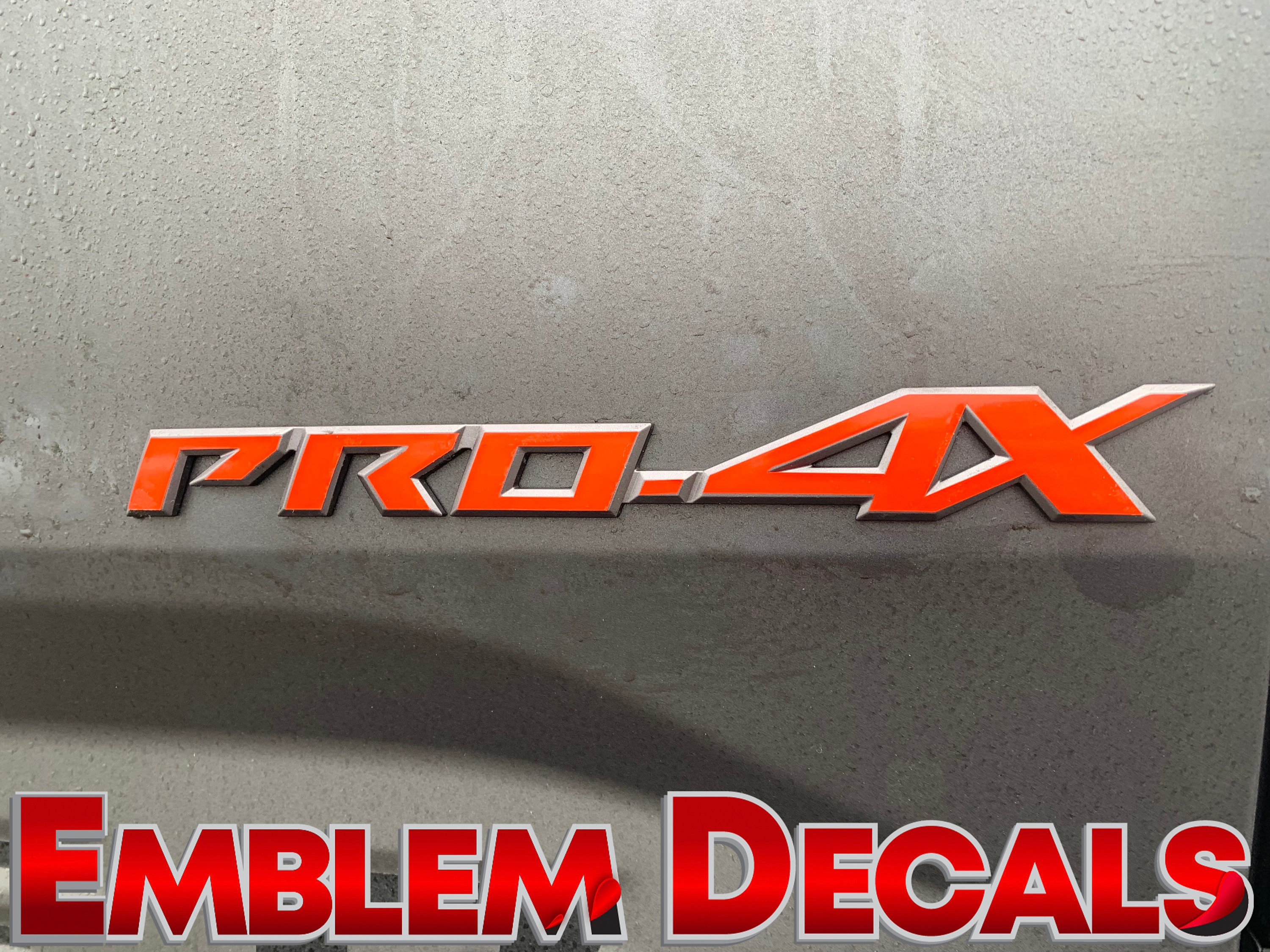 Nissan Frontier Pro4x Tailgate Emblem Decal Overlay 2022 2023 2024 ...