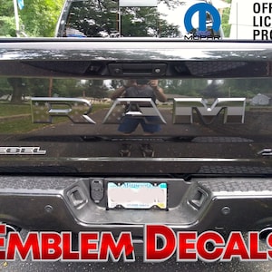 RAM 1500 LONGHORN Tailgate Emblem Decals 2016 2017 2018 USA Design ...