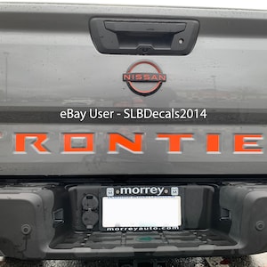 Nissan Frontier Grill and Tailgate Decals 2022 2023 Truck Pro4x - Etsy