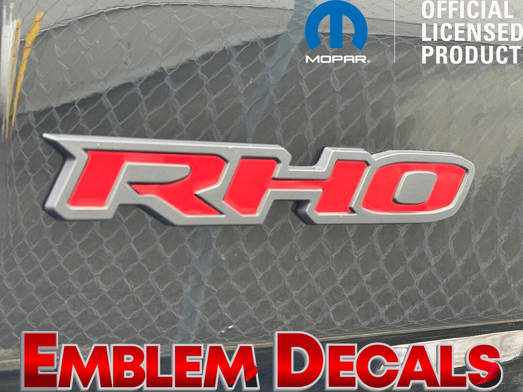2025 RAM RHO Tailgate Emblem Decal Inlay and Overlay - Etsy