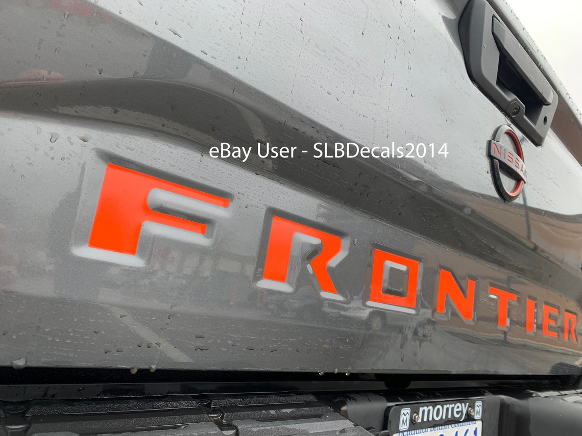 Nissan Frontier Grill and Tailgate Decals 2022 2023 Truck Pro4x - Etsy