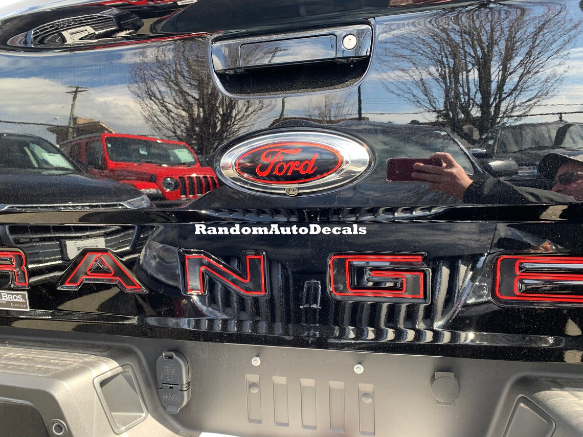 Ford Ranger Tailgate COMBO STYLE 2 Emblem Insert Decals 2019 - Etsy