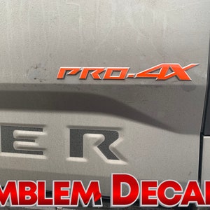 Nissan Frontier Pro4x Tailgate Emblem Decal Overlay 2022 2023 2024 - Etsy