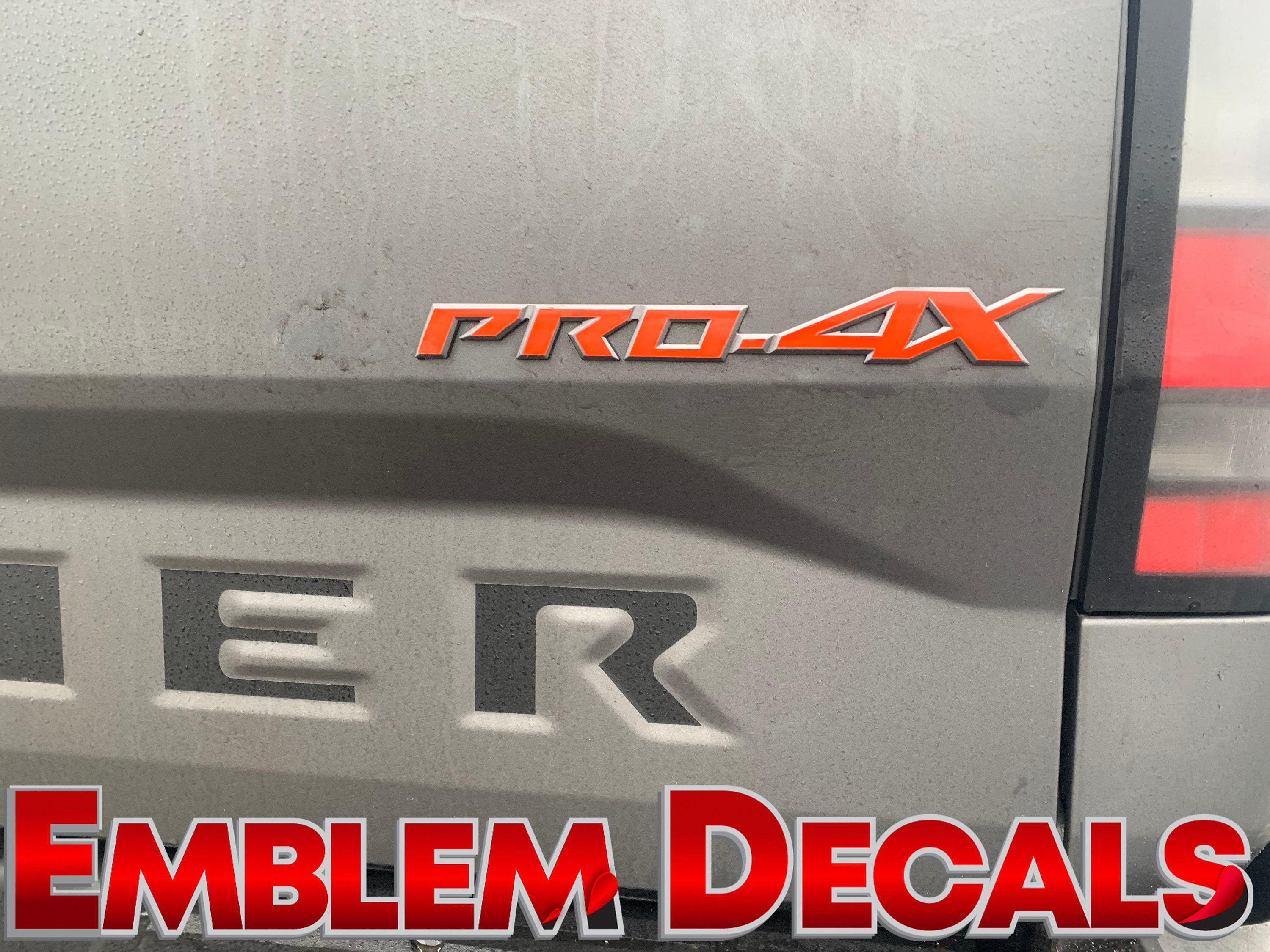 Nissan Frontier Pro4x Tailgate Emblem Decal Overlay 2022 2023 2024 ...