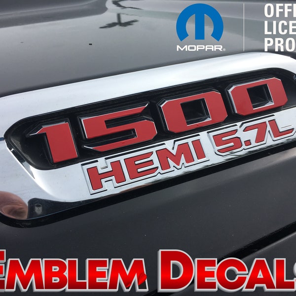 Ram 1500 Hood Overlay Decal - Etsy