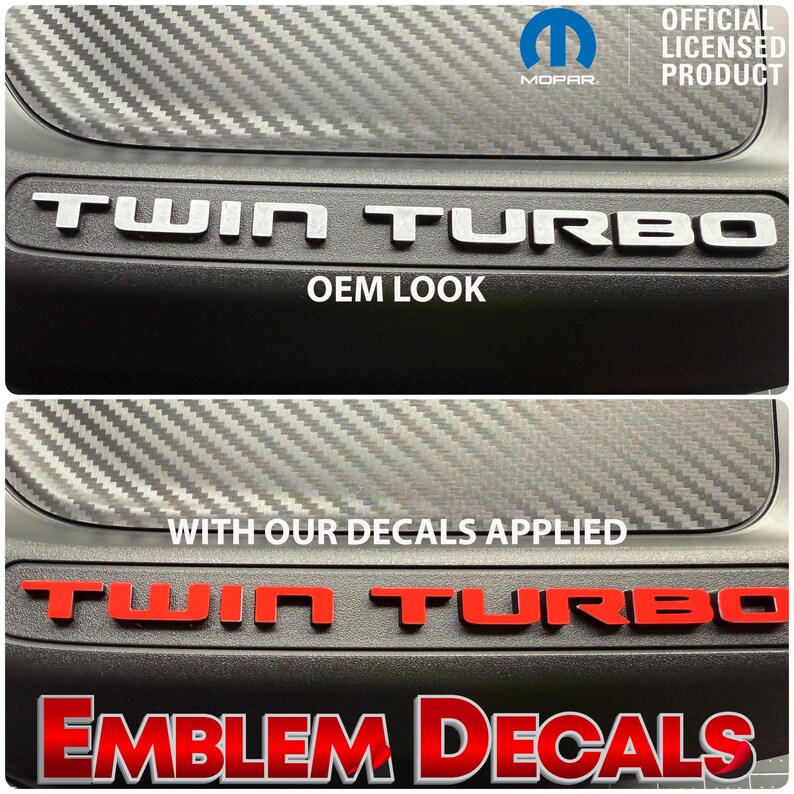 Ram 1500 HURRICANE Twin Turbo Engine Cover Overlay Decal 2025 2026 - Etsy