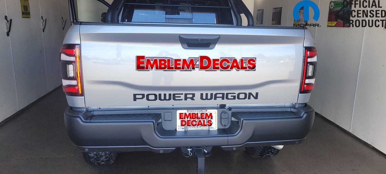 RAM " POWER WAGON " Tailgate Decal 2019 2020 2021 2022 2023 2024 Oem ...