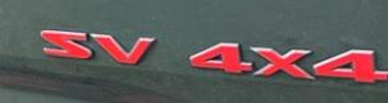 Nissan Frontier SV 4x4 Emblem Decals Overlay 2022 2023 2024 2025 - Etsy