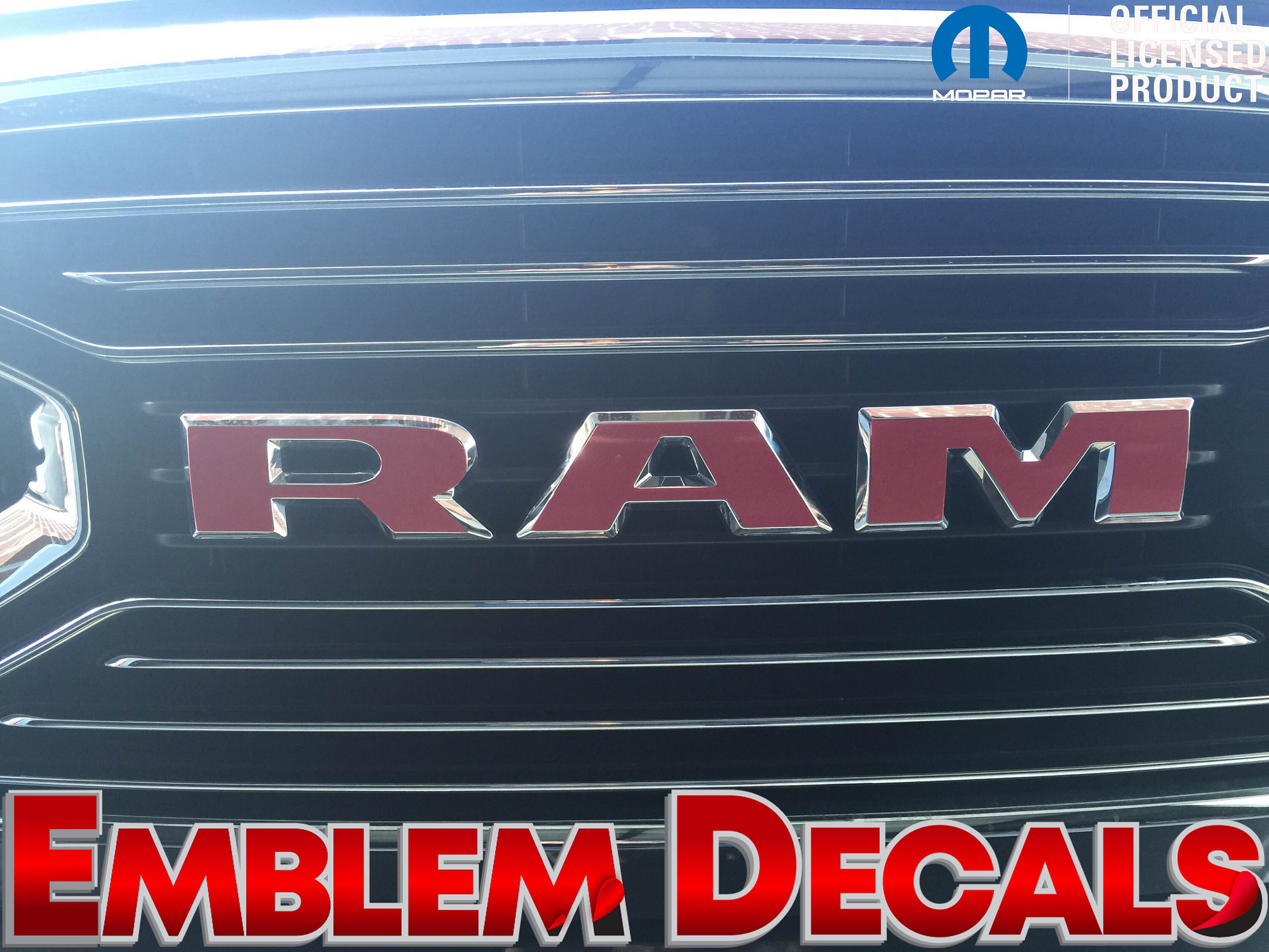 RAM 1500 SPORT Grill Emblem Decals 2018 - Etsy
