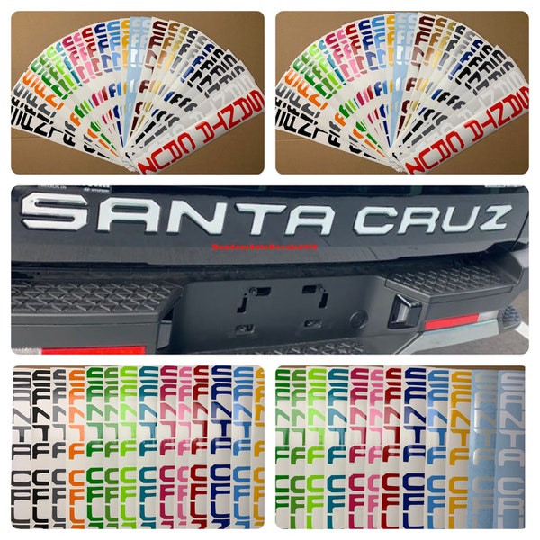 Santa Cruz Tailgate Letters - Etsy