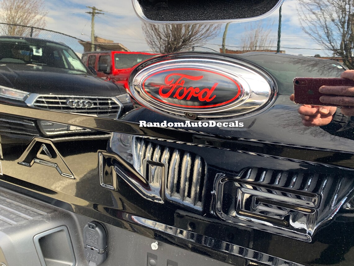 Ford Ranger TAILGATE OVAL Emblem Insert Decals 2019 2020 2021 | Etsy