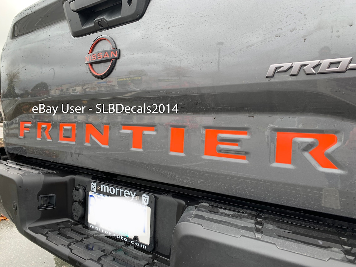 Nissan Frontier Grill and Tailgate Decals 2022 2023 Truck Pro4x - Etsy