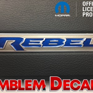 RAM REBEL Dash Emblem Decals 2016 2017 2018 - Etsy