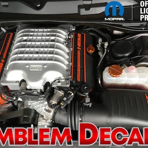 Dodge Demon Engine Decal 15 16 17 18 / 19 20 21 22 SEE NOTES - Etsy