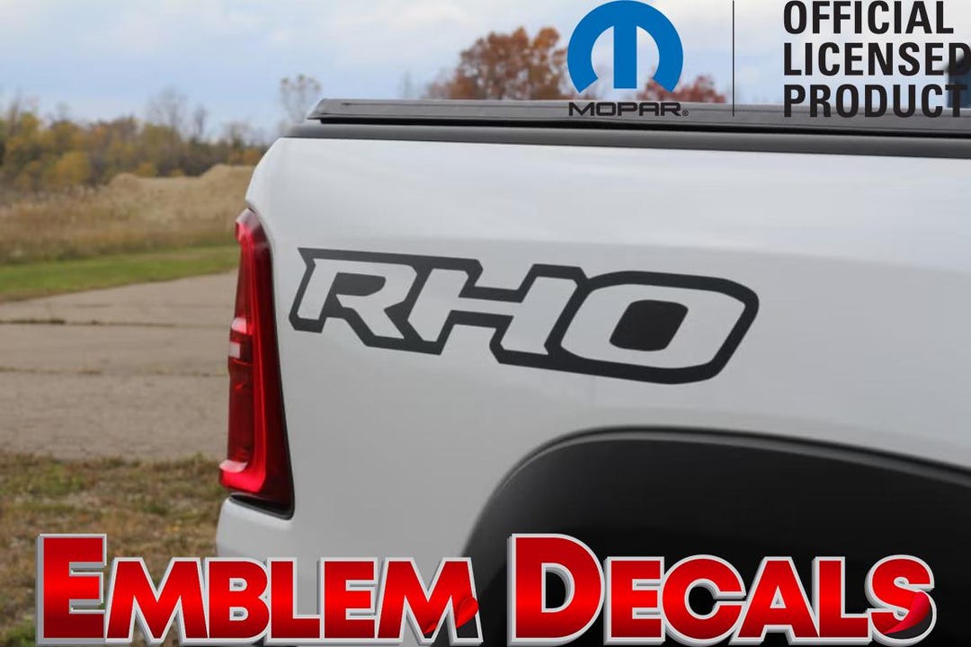 Ram 1500 RHO Solid Bed Decals Decal 2025 2026 EXACT Size to OEM - Etsy