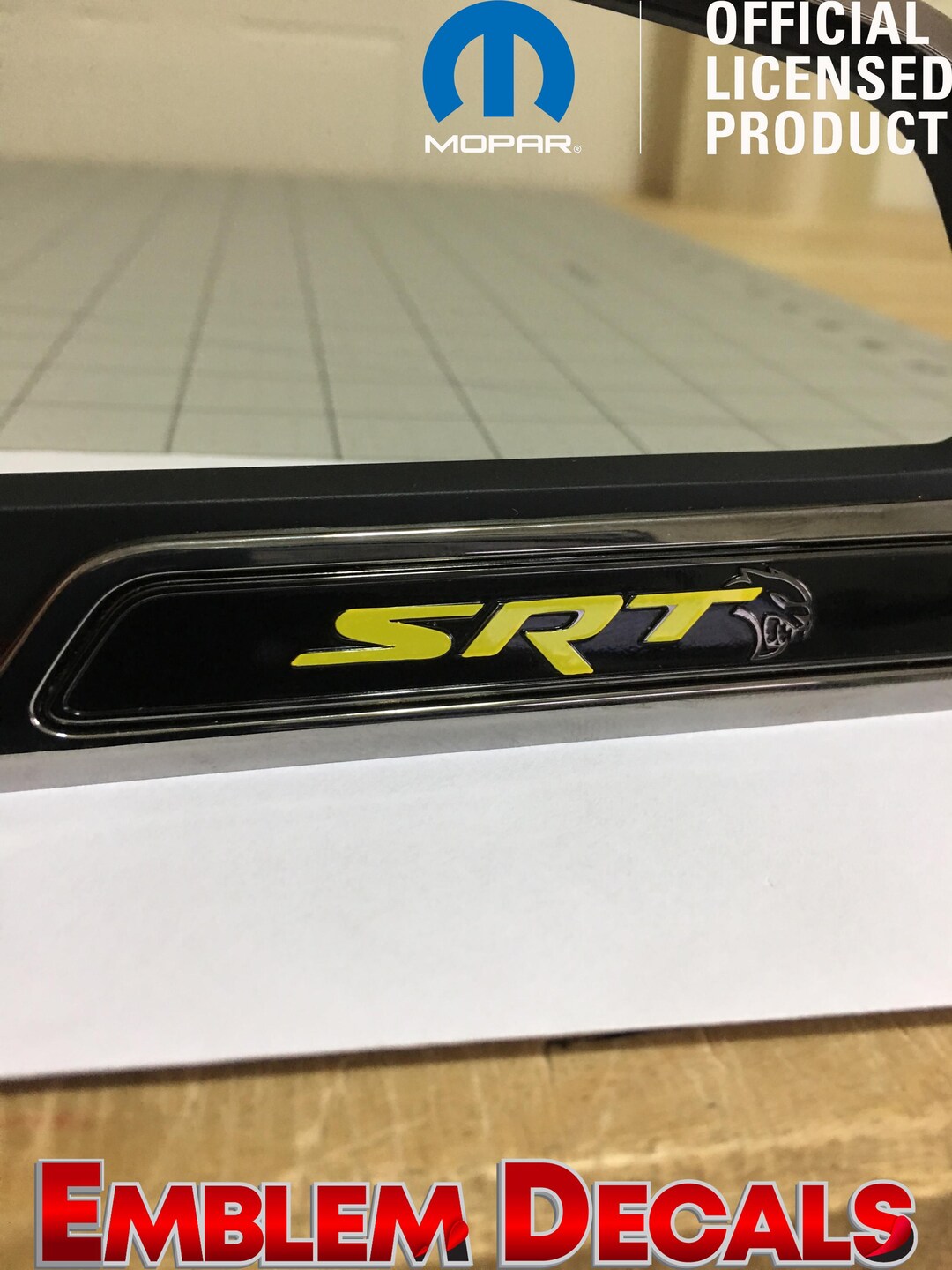 Dodge Challenger HELLCAT SRT Passenger Vent Decal 15 16 2017 2018 2019 ...
