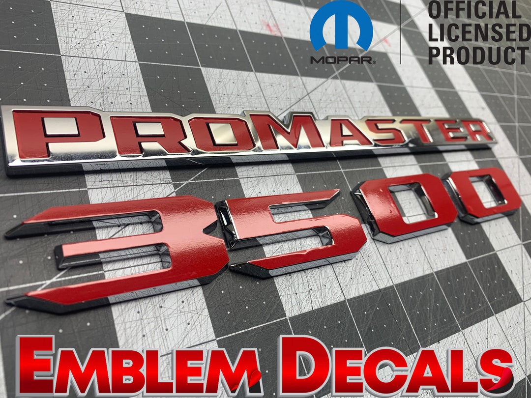 Ram Promaster 3500 Emblem Decals 2023 2024 - Etsy