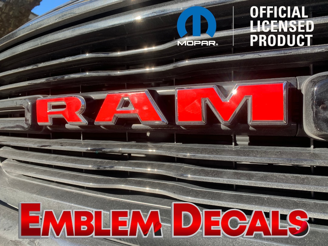 RAM 1500 DT Grill Emblem Decals 2019 2020 2021 2022 2023 2024 - Etsy