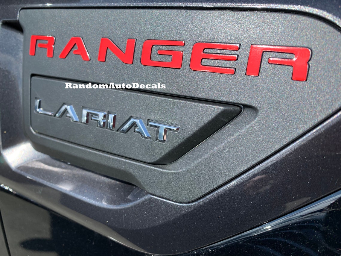 Ford Ranger Side FENDER Emblem Decals 2019 2020 2021 | Etsy