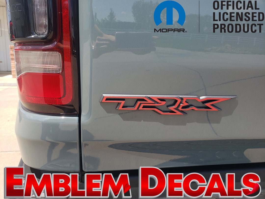 Ram 1500 TRX Emblem Overlay Decal 2021 2022 2023 2024 - Etsy