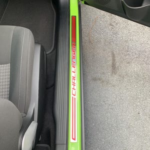 Dodge Challenger Door Sill Plate Decal 15 16 2017 2018 2019 2020 2021 ...