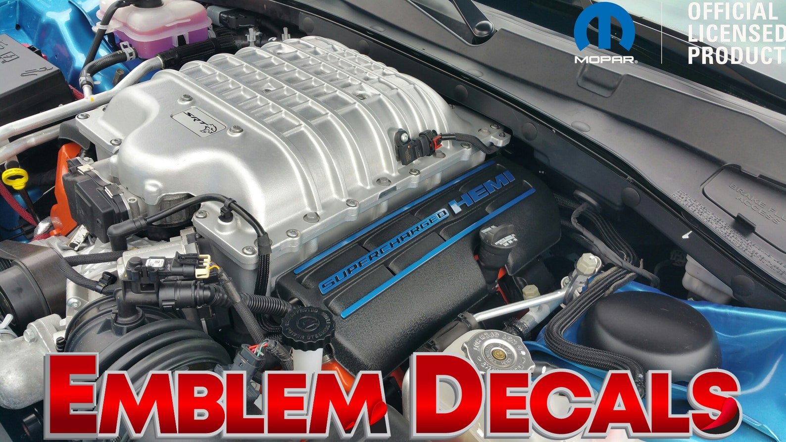 Dodge Charger HELLCAT Engine Decal 15 16 17 18 / 19 20 21 22 23 SEE ...